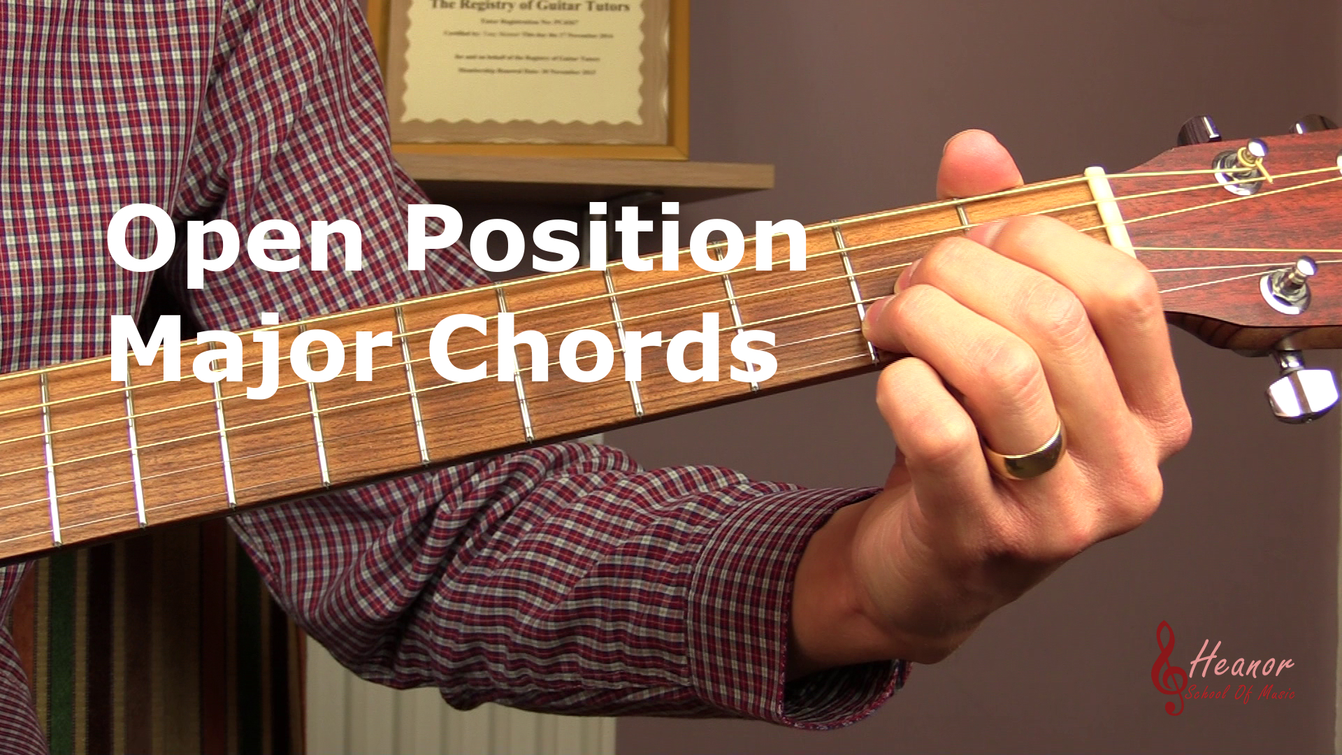 Open Position Major Chords - Heanor School of Music
