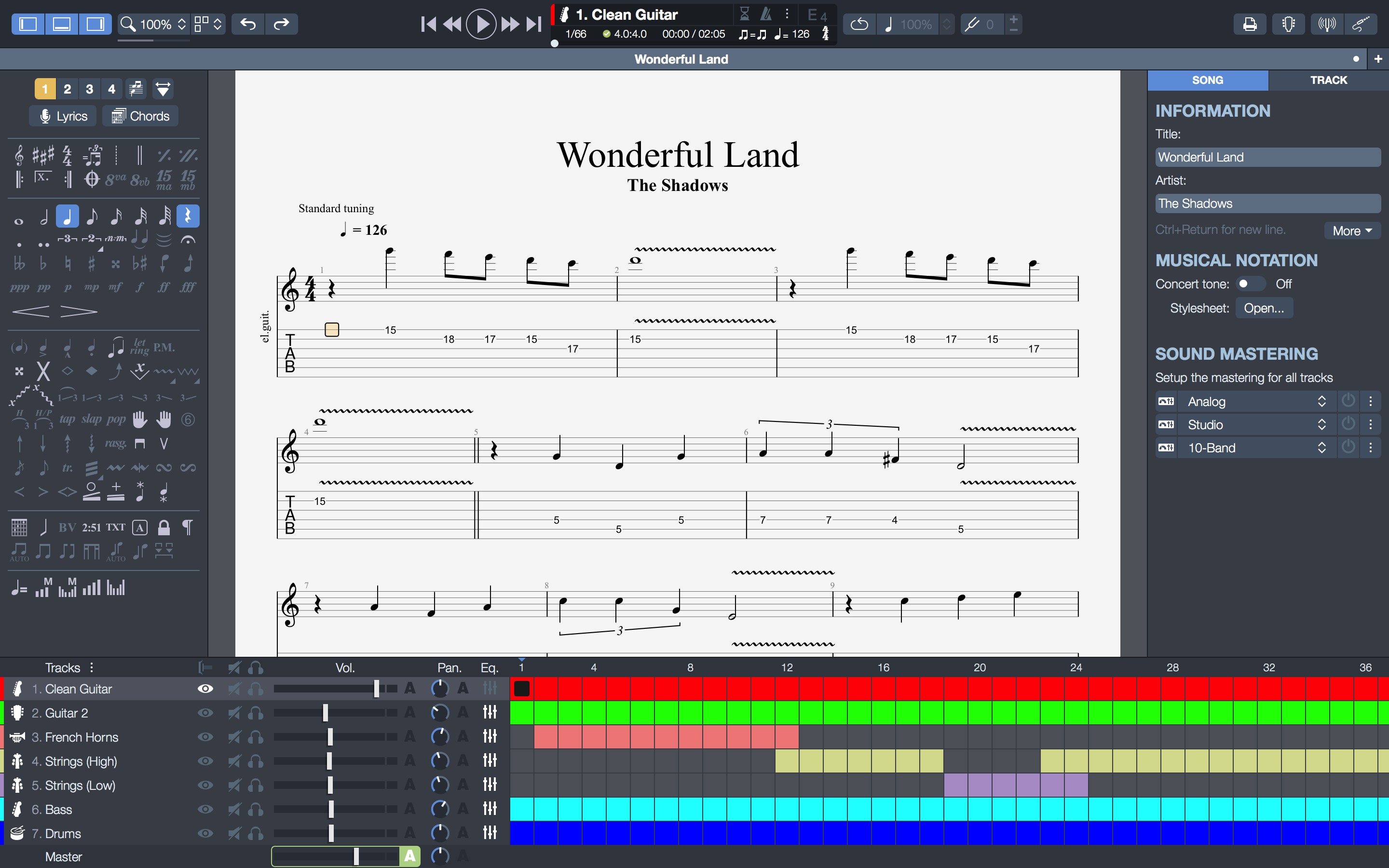 The Shadows - Wonderful Land - Heanor School of Music