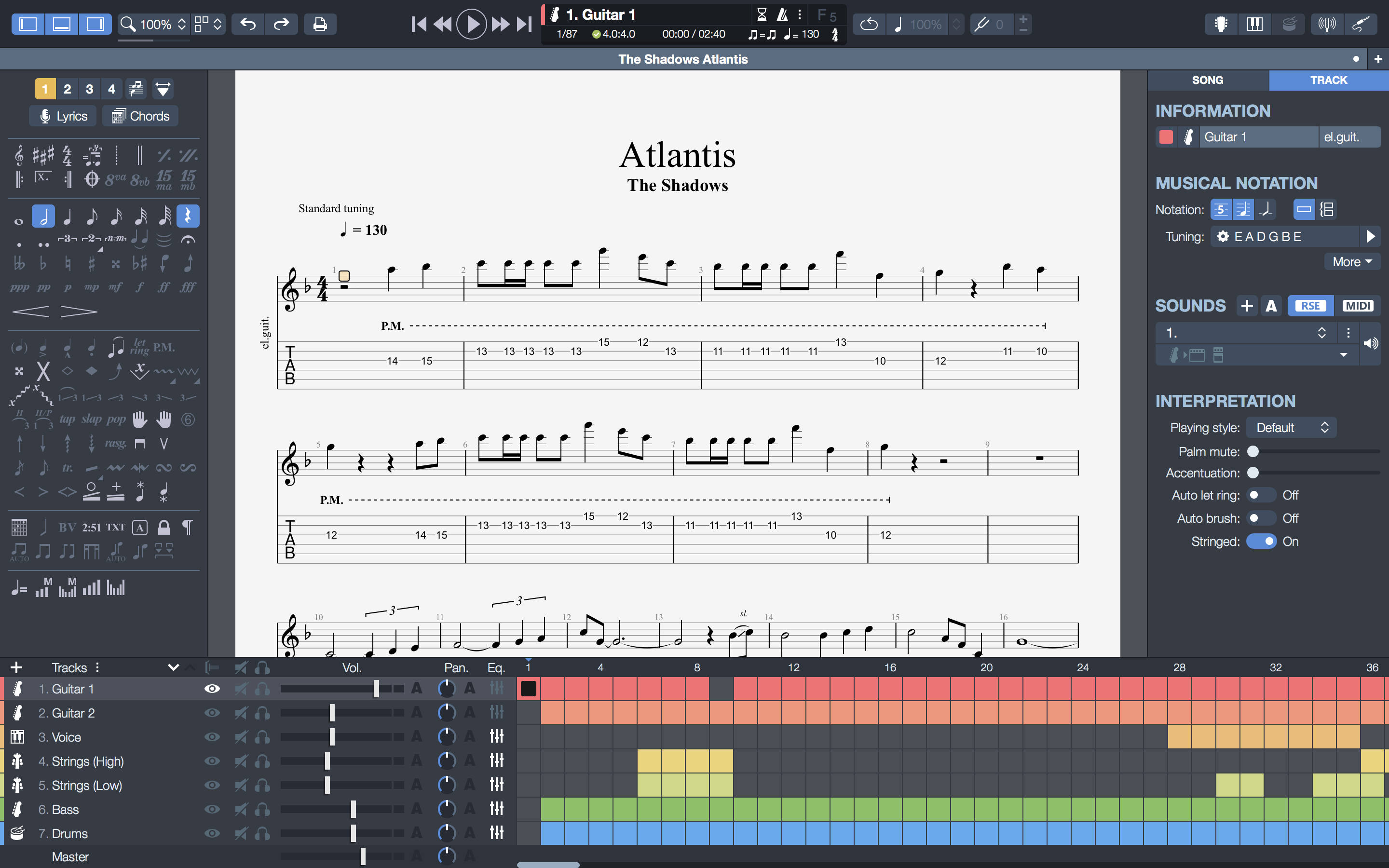 The Shadows - Atlantis - Heanor School of Music