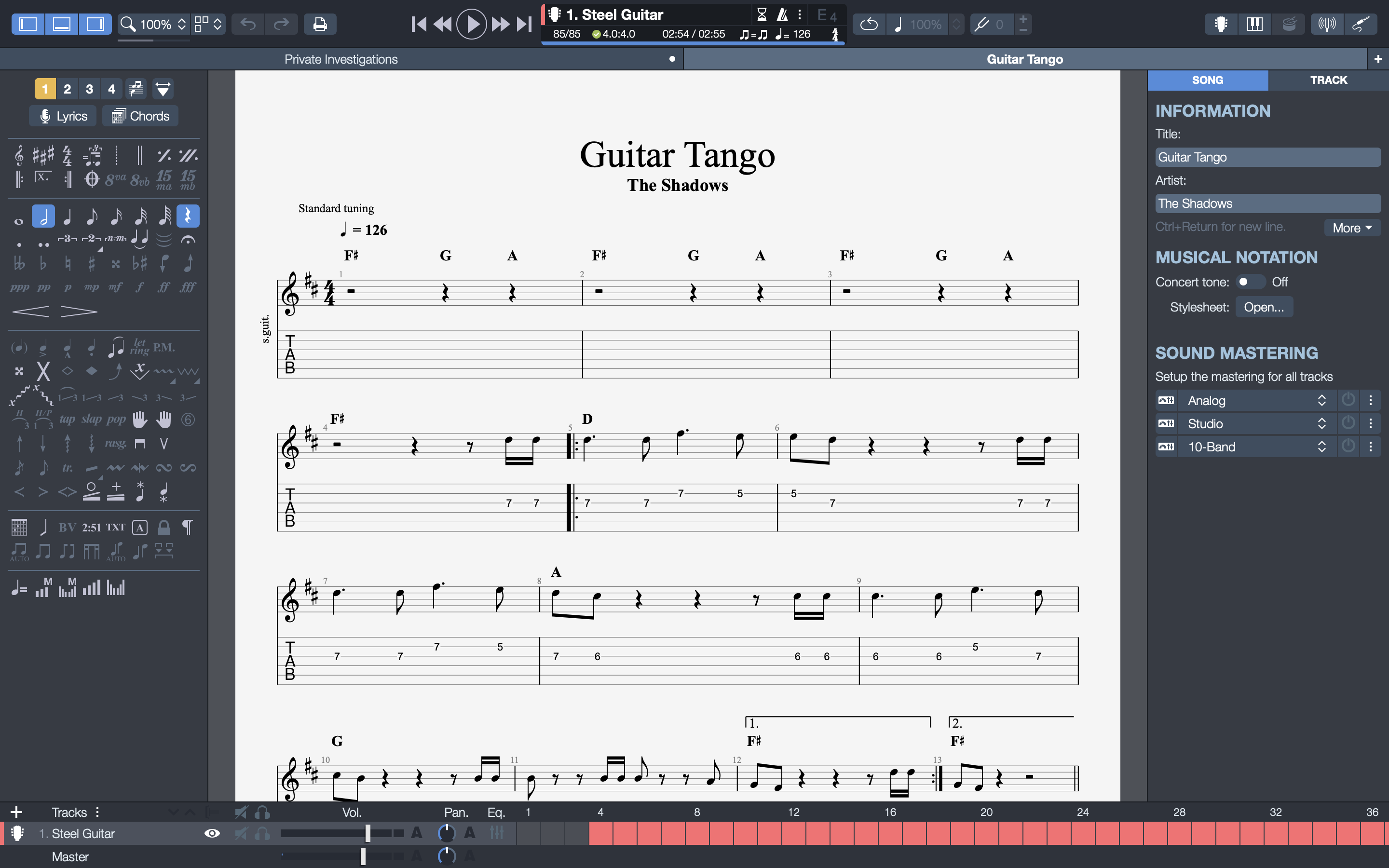 The Shadows – Guitar Tango - Heanor School of Music